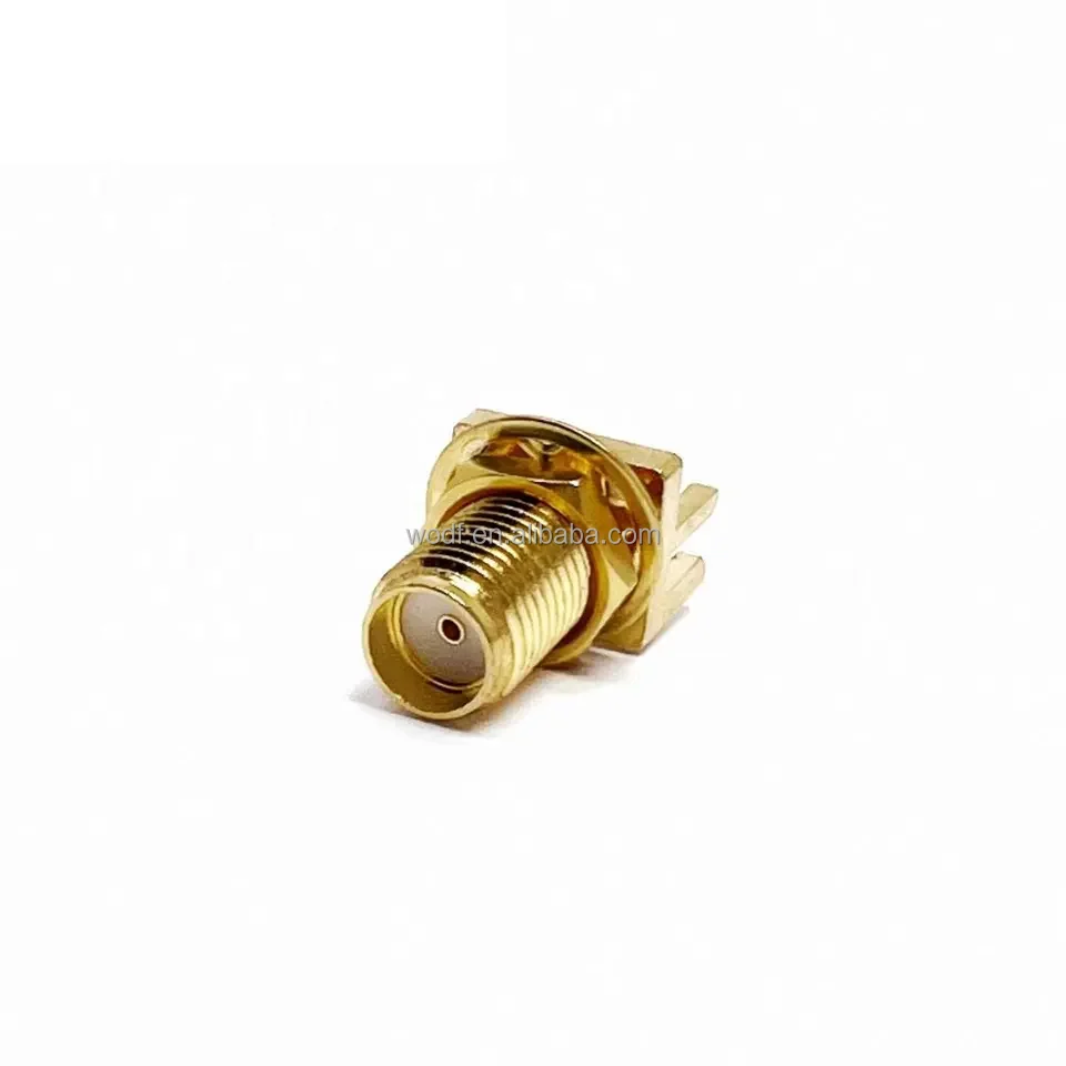 SMA Female Jack Bulkhead Type Straight RF Coaxial Coax Connector for ...