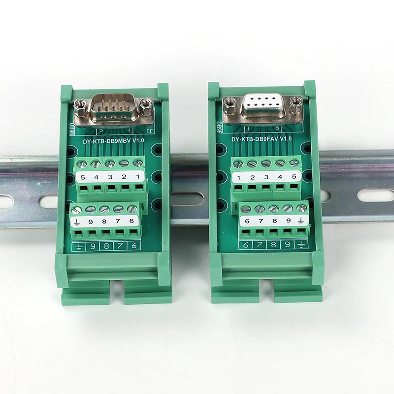 Sell DB9 solder-free terminal block DIN rail industrial automation DR9 ...