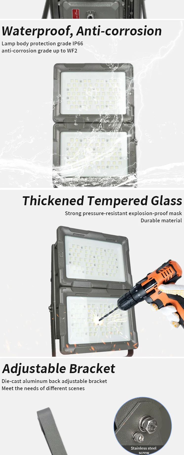 Atex Explosion-proof Light 300w 400w 480w 560w Led Explosion Proof ...