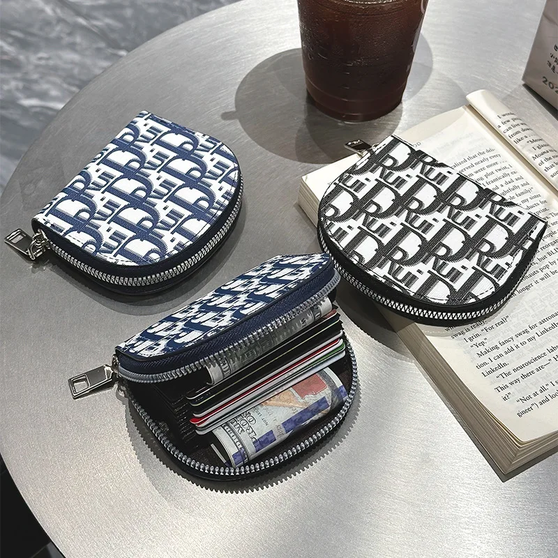 Women's Coin Purse Women's Zipper Short Small Wallet Key Organ Card ...