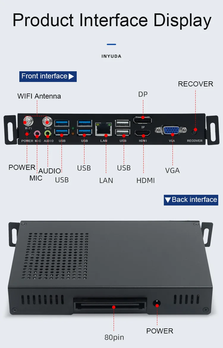 Wholesale Win10 Embedded Industrial Motherboard Build-in 5g Wifi Core ...