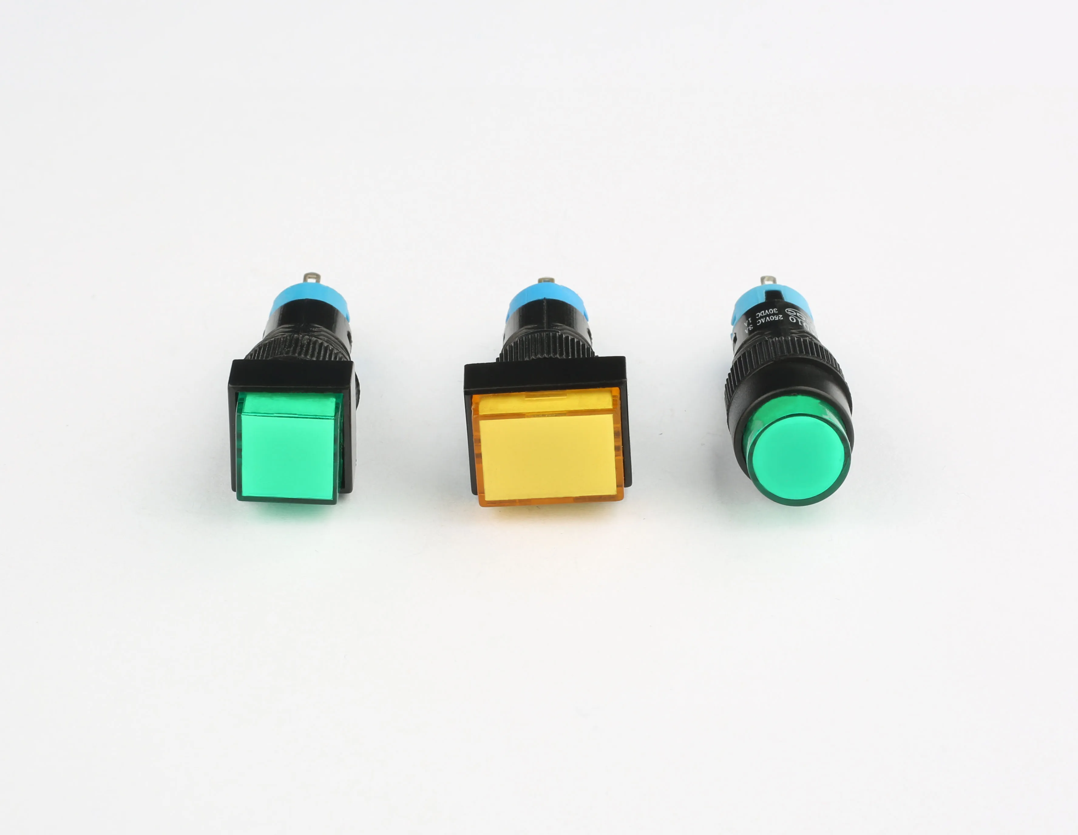 Waterproof Plastic Momentary Push Button Switch Square Shape Led Push ...