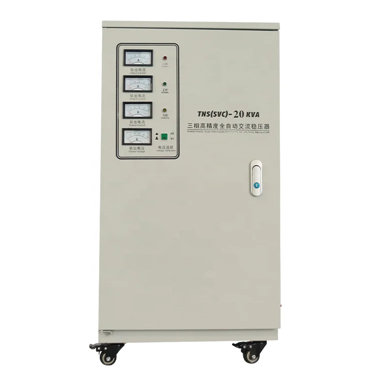 AVR Three Phase 20KVA 380V 400V Automatic SVC Voltage Stabilizer ...