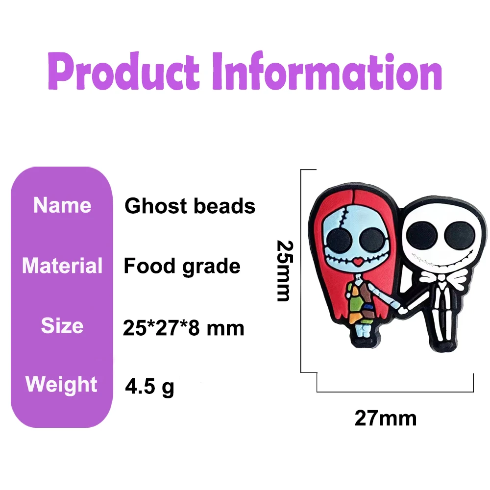 New Design Ghost Soothing Baby Teething Chewing Toys Pacifier Chain ...