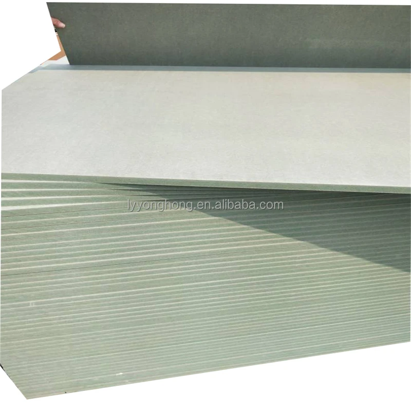 High Quality Melamine Faced Slatwall Mdf Board Moisture Proof Green ...