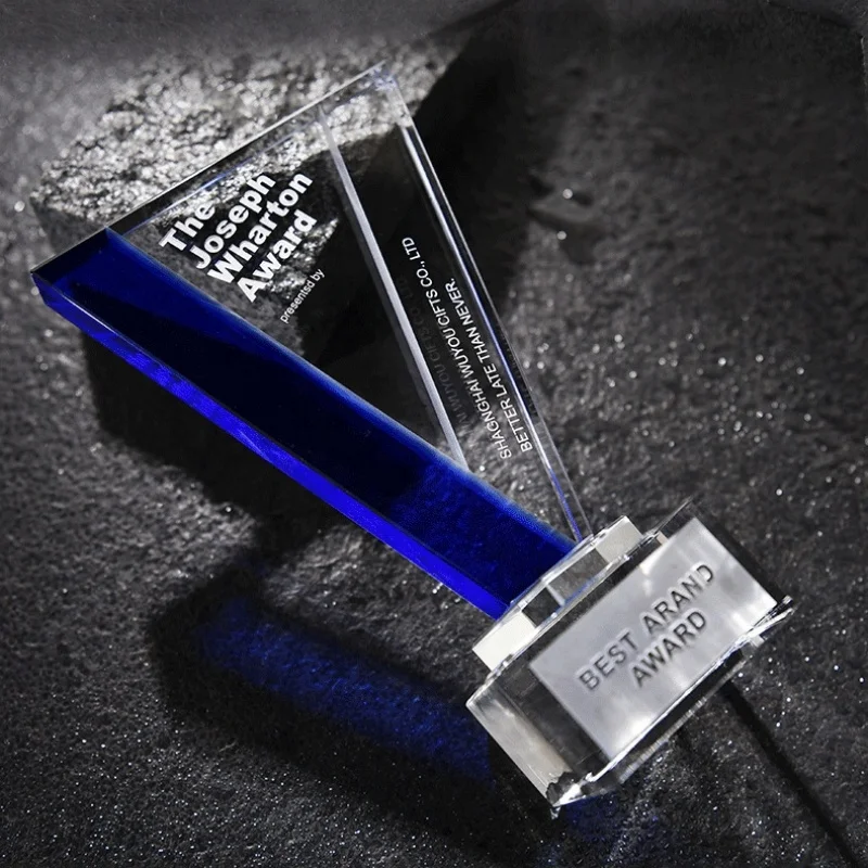 Factory Price Crystal Water Drop Trophy Large Tall Crystal Trophies ...