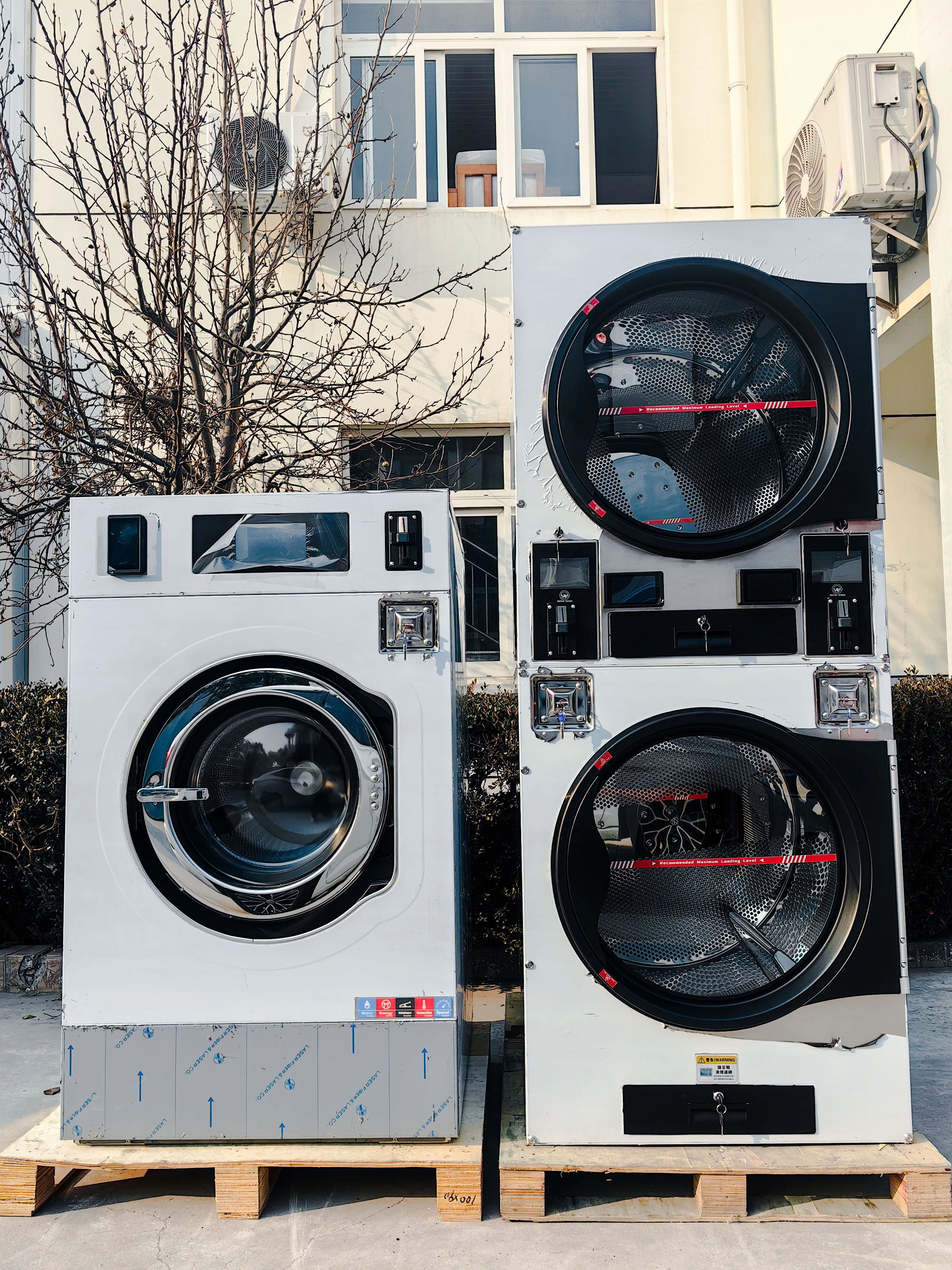 Secadora Commercial Drying Machine Double Layer Dryer OPL Coin ...