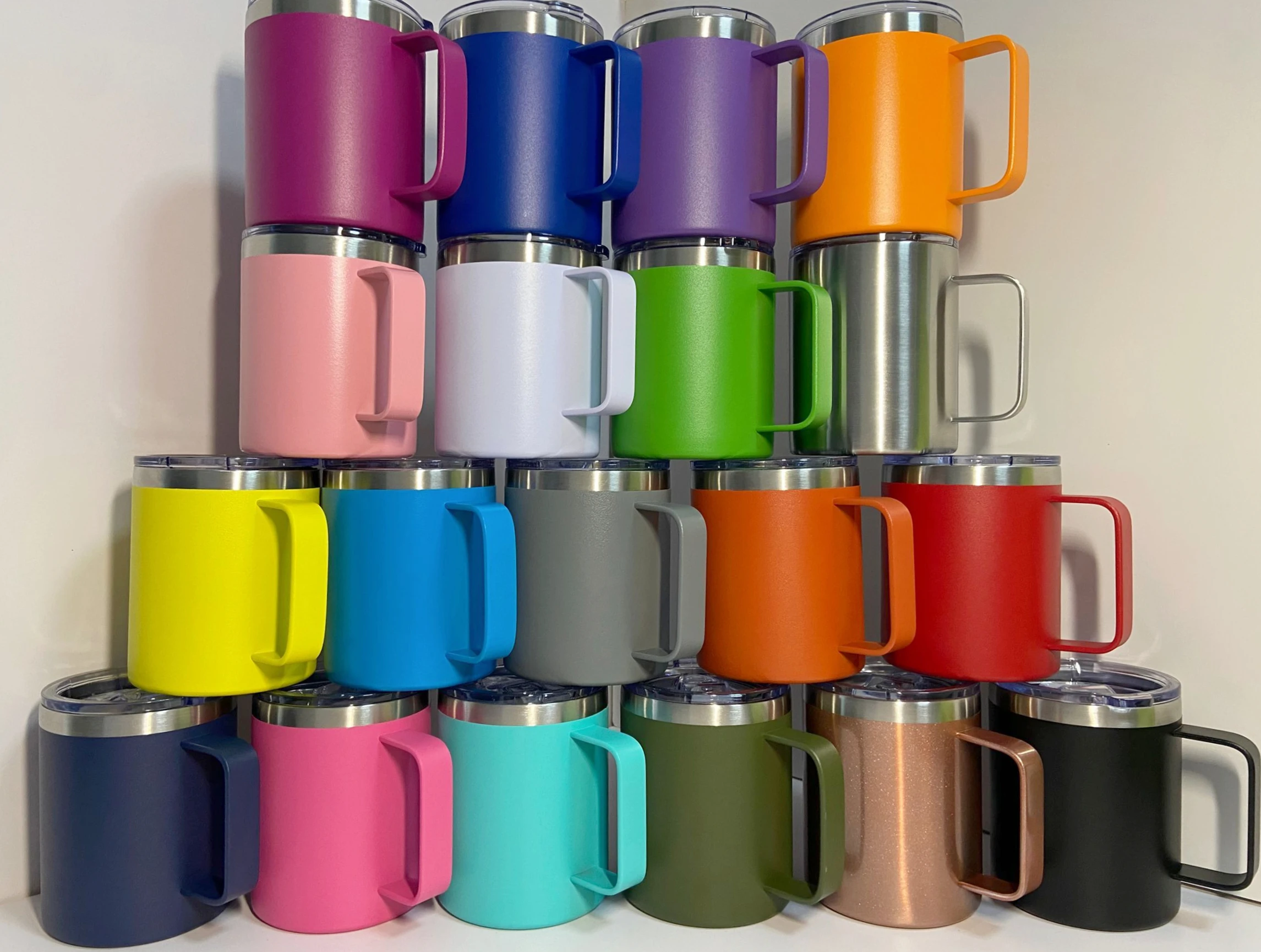Custom Logo Leak Proof 12oz 14oz 16 Oz Metal 304 Stainless Steel Thermo ...