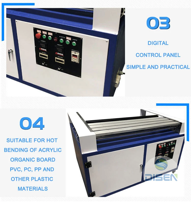 Multiple Heating Tubes Acrylic Sheet Bending Machine Perfect Bend ...