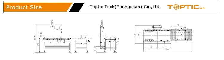 TT-CW400 Check Weigher – Toptictech