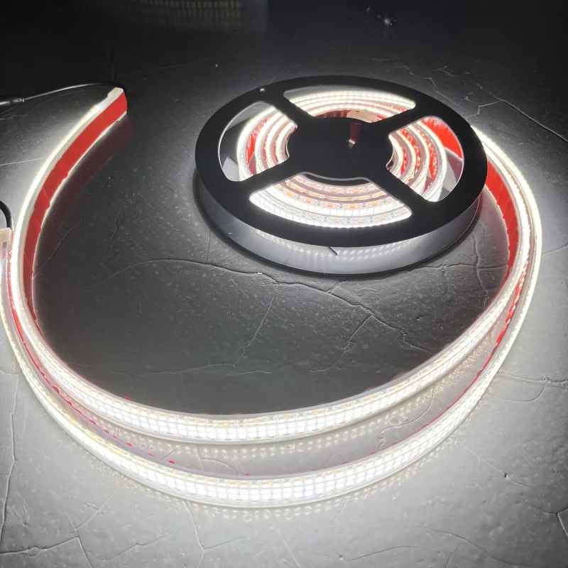 Double Row Pure White Led Strip Light 12v Waterproof Wheel Light Under ...