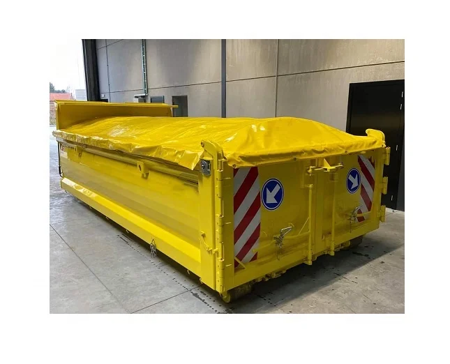 hook lift bin waste management recycling stackable roll off container ...