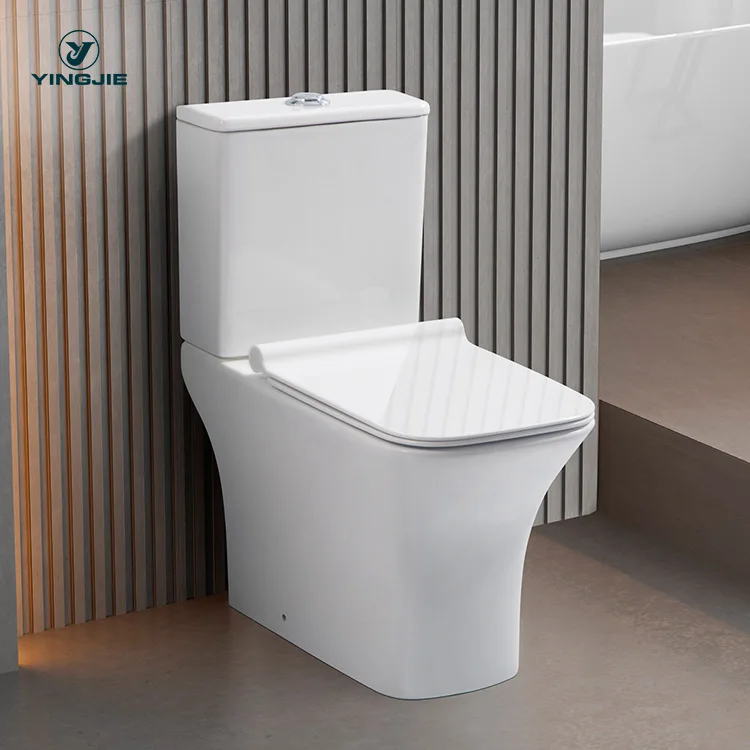 sanitary ware floor mounted water closet bathroom Two piece porcelain ...