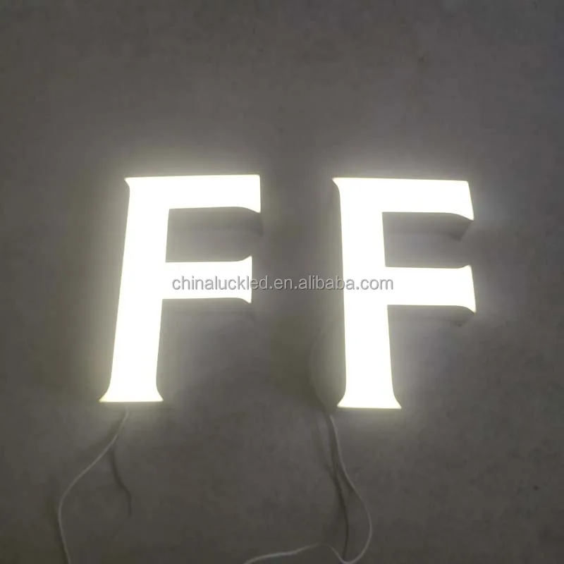 Custom Resin Signs - 3D Lighted Store Fronts with Leds