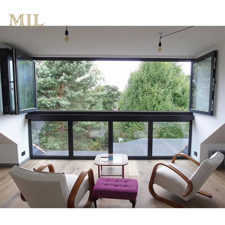 Modern Aluminum Bi-Folding Windows - Durable & Stylish