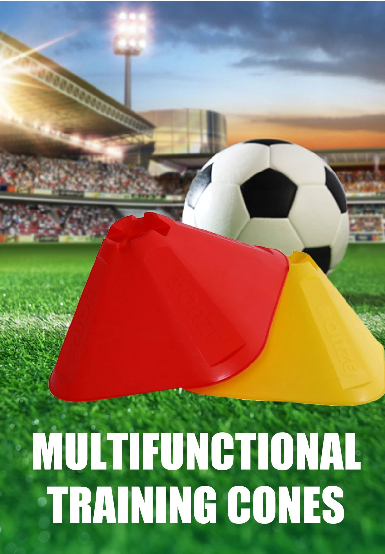 Mozuru Football Cones Agility Cones Set Combo Full Football Soccer Training Soccer Training Disc ...