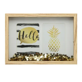 Shadow Box Display Case Storage Collector Money Gold Star Box ...