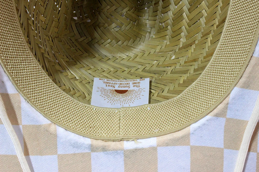 Custom Logo Summer Sun Sombreros Beach Hats Wide Brim Lifeguard Straw ...
