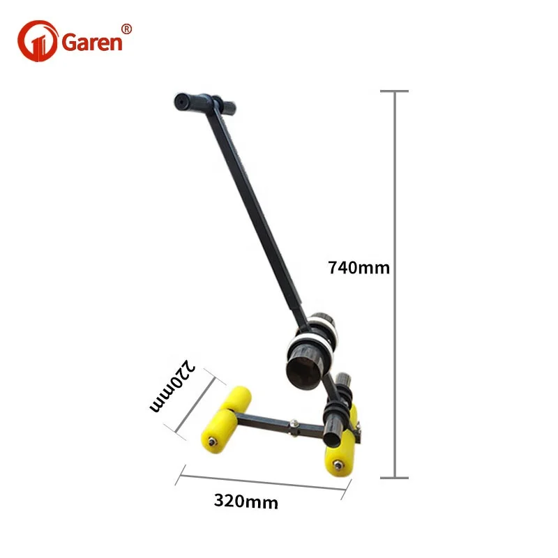 Hand Push Floor Gluing Machine Made In China Manual Tape Cutting ...