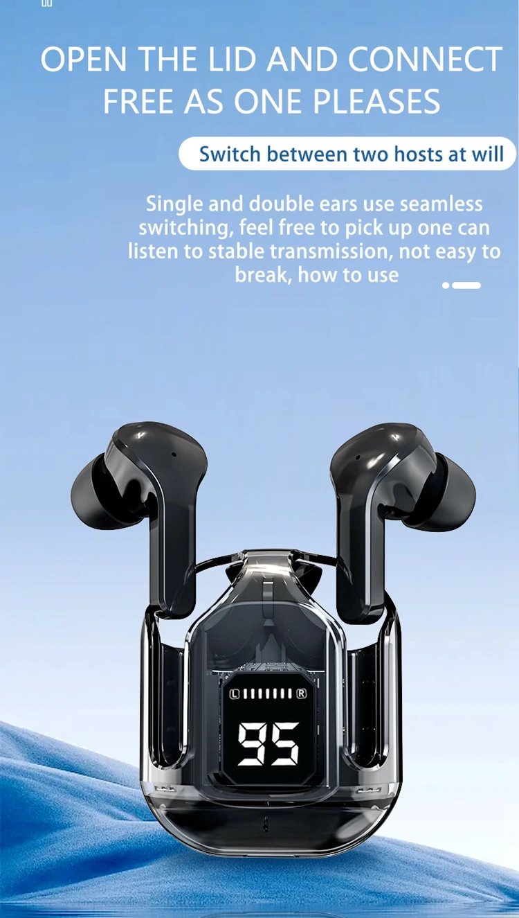 Transparent Air31 TWS Earbuds - Wireless Bluetooth Earphone with ...