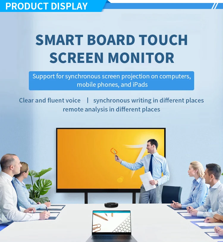 75" Interactive Display Interactive Teaching Board Room Smart ...