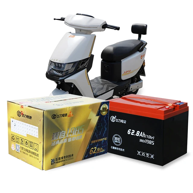 Graphene Electric Scooter 12v 60ah Lead Acid Battery Eco-Friendly 60v ...