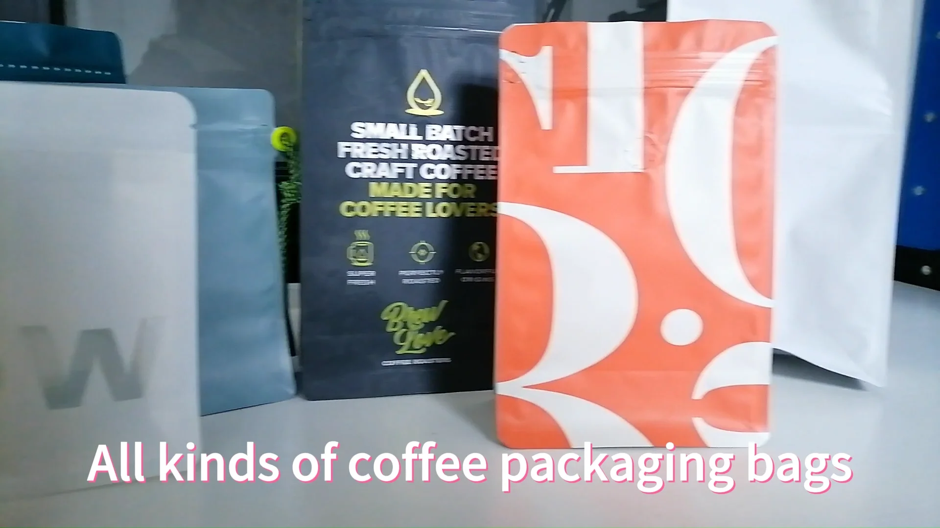 Zeadn Plastic Flat Bottom Food Packaging Bags With Printing Gummy Bear ...