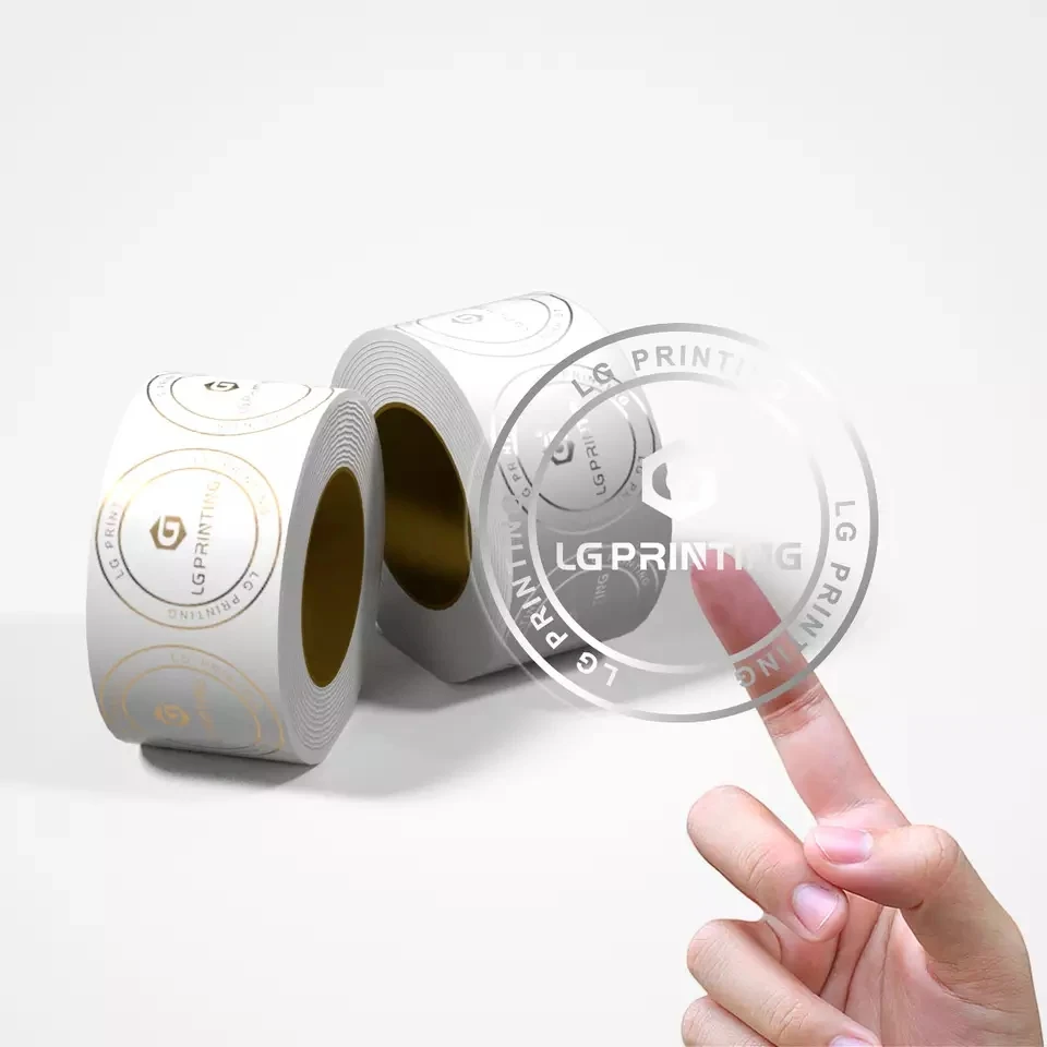 Logo Sticker Custom Logo Transparent Waterproof Vinyl Pvc Adhesive ...