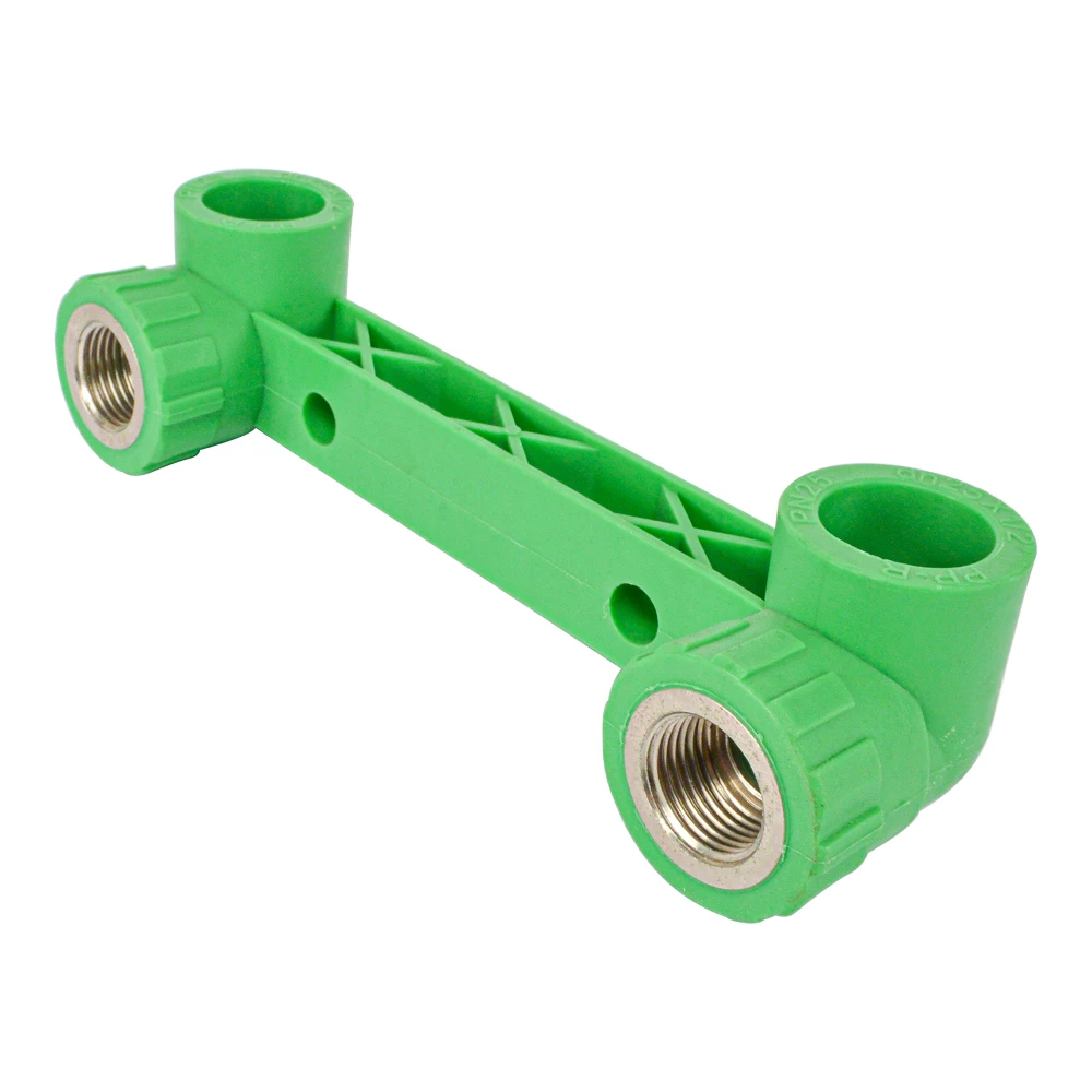 BSP Thread PPR Pipe Connection Double Female Seated Elbow Plastic Pipe ...