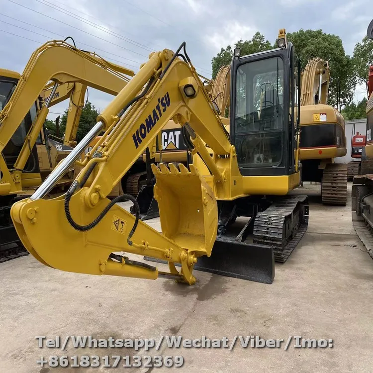 Used Mini Excavator/japan Made Komatsu Pc55mr Pc56 Pc56-7 Pc60 Pc70 5 Ton 6 Ton 7 Ton Crawler ...