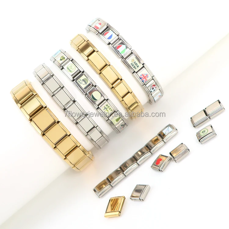 Wholesale New Fashion Pattern Custom Italian Charm DIY 9mm Bracelet ...