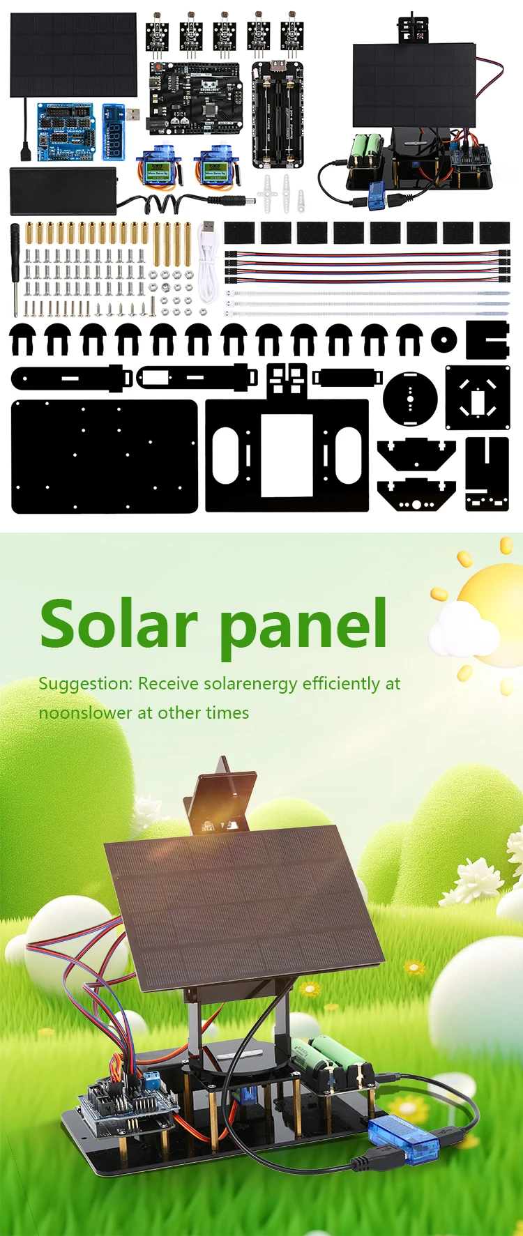 Robotlinking DIY Solar Tracker Kit for Arduino Projects