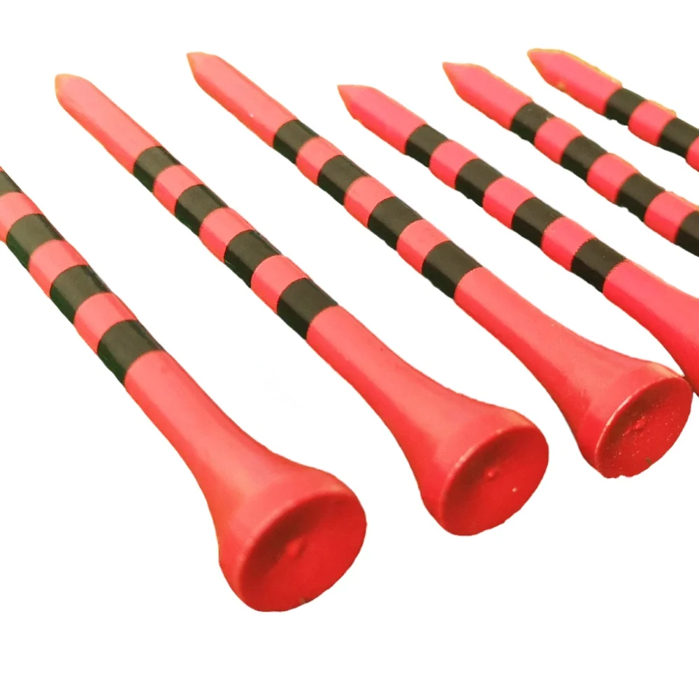 Custom Logo Unbreakable Golf Tees Adjustable Packaging Golf Plastic Tee ...