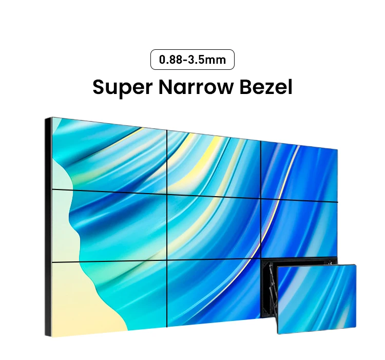 49 55 Inch 2x2 2x3 3x3 1.7mm Multi Screen Videowall Ultra Narrow Bezel ...
