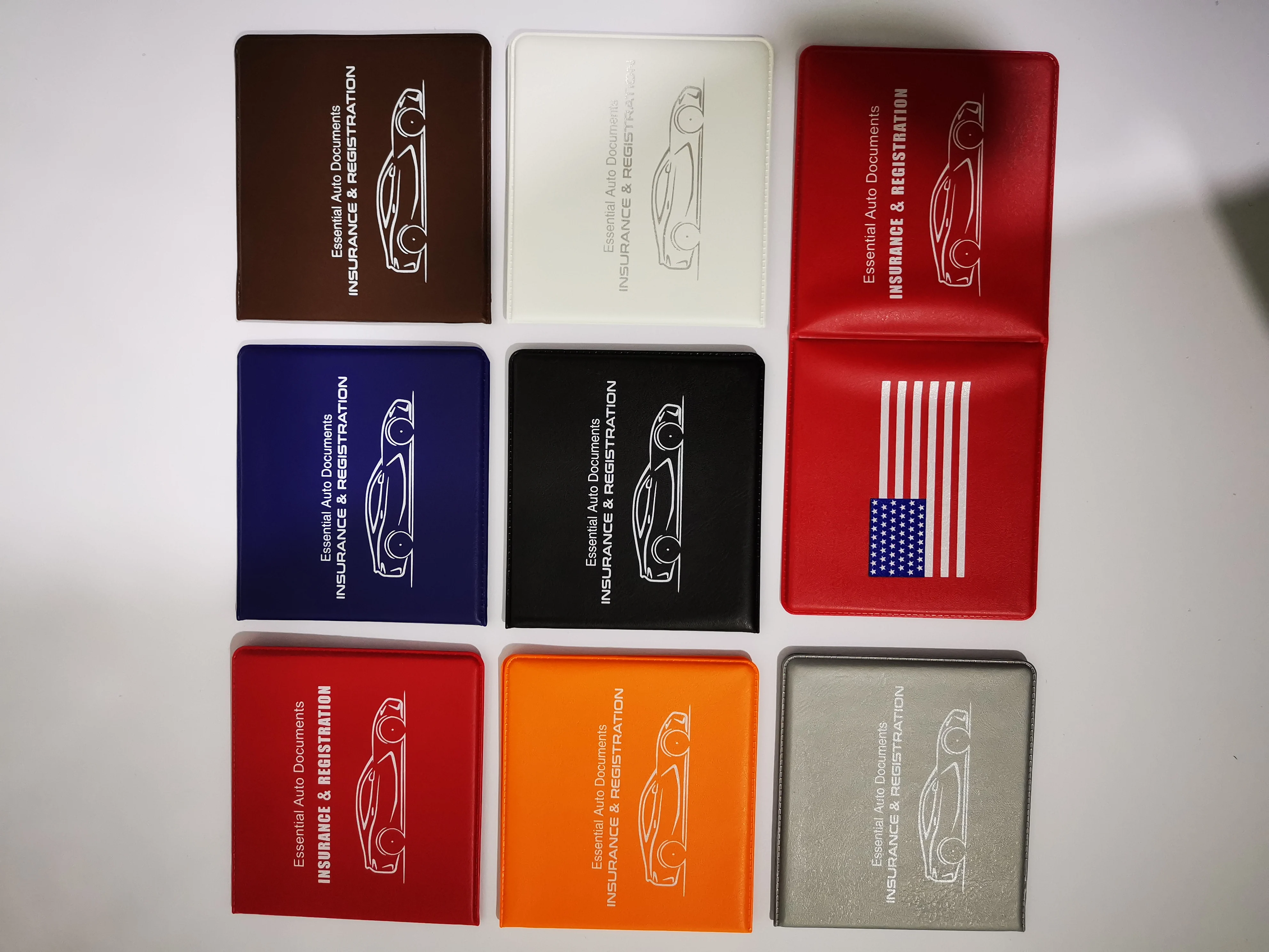 Cars Pvc Registration Document Holder Driving License Cover Insurance ...