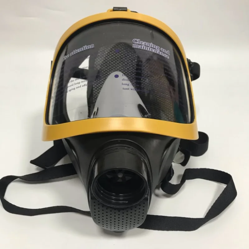 Cylindrical Silicone Anti Gas Mask - Firefighting & Pollution