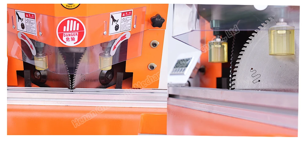 Two head angle cutting machine for frame aluminum miter saw 45 degrees ...