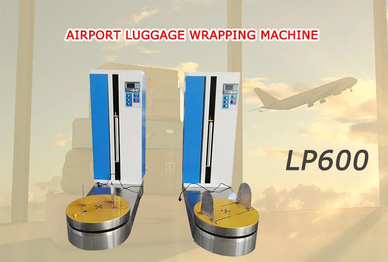 Airport Luggage Wrapping Machine Baggage Wrapper Luggage Machine ...