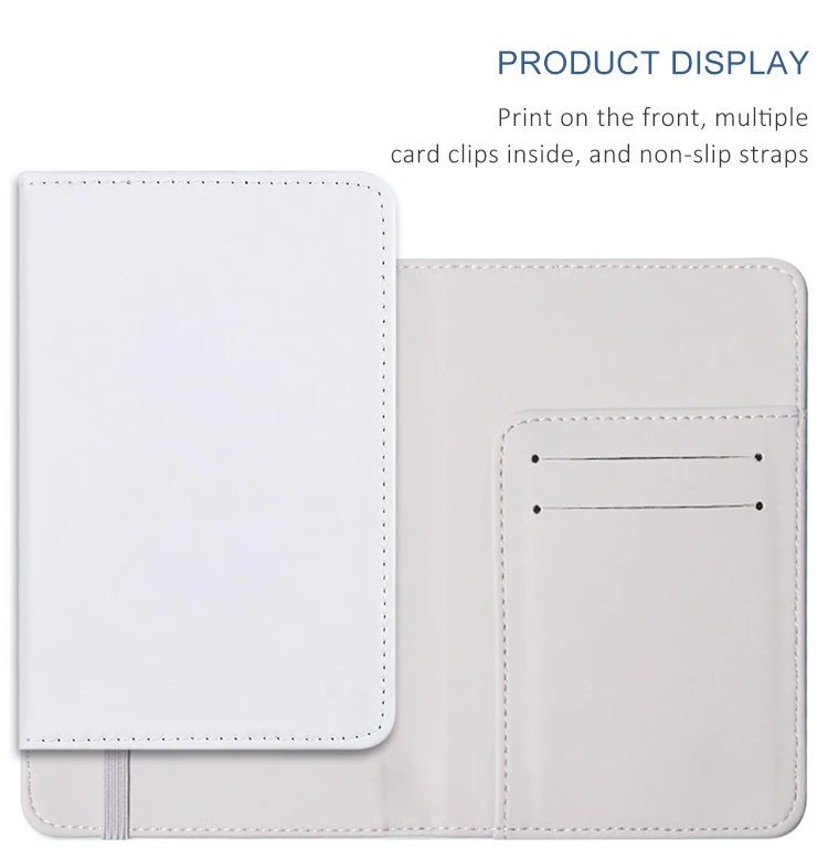 Custom Pu Leather Passport Holder With Card Slots & Design Oem