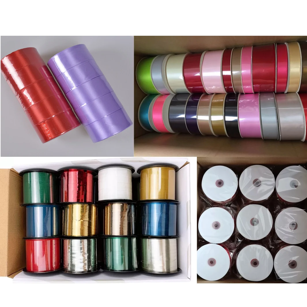 Wholesale Custom Logo 1 Inch Black Polyester Ribbon Gold Foil Grosgrain ...