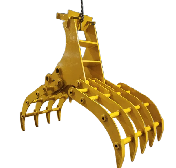 Hydraulic Wood Grabber Digger Log Grapple Excavator New Condition Scrap ...