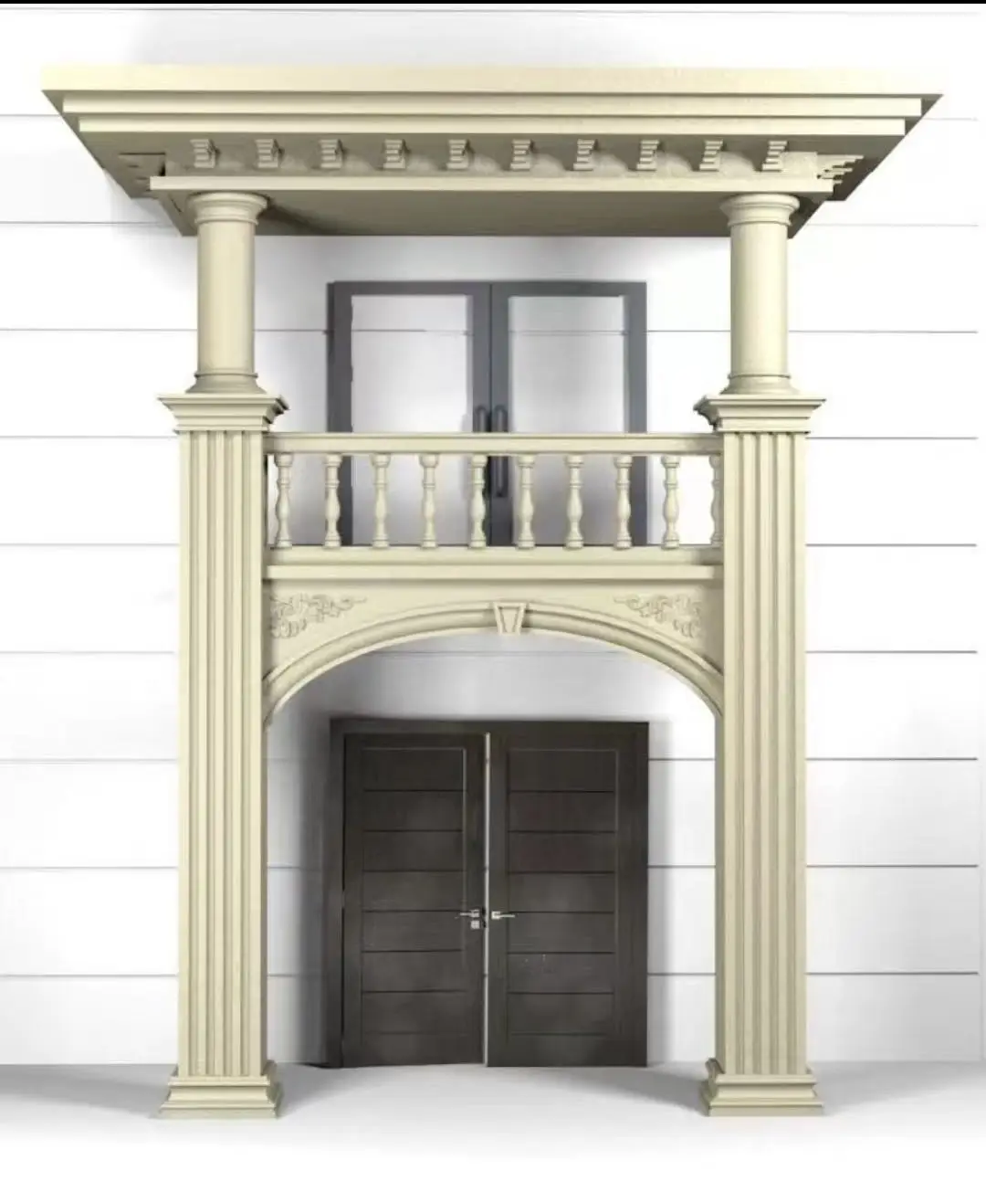 Square Column Cylindrical Concrete Mold - Durable & Stylish