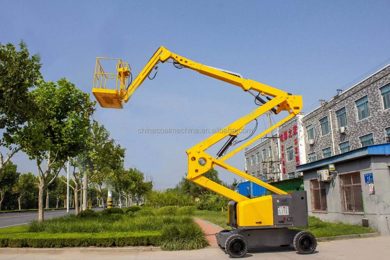Mobile Electric Self-propelled Crank Arm Lifting Work Platform Arm Boom ...
