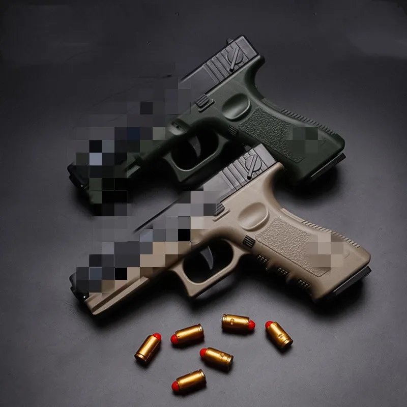 Glock 17 Gun Model Gel Splatter Ball Blaster Toy - 2 Modes Water Bead ...
