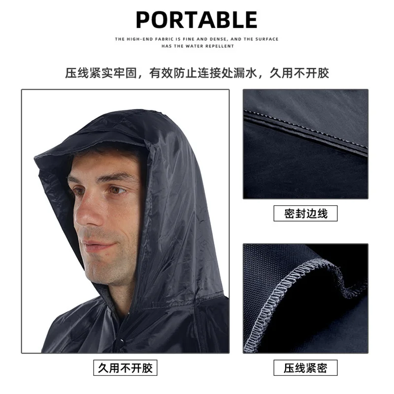 Multifunctional Pvc Raincoat Transformable Rain Poncho Unisex Rain Cape ...