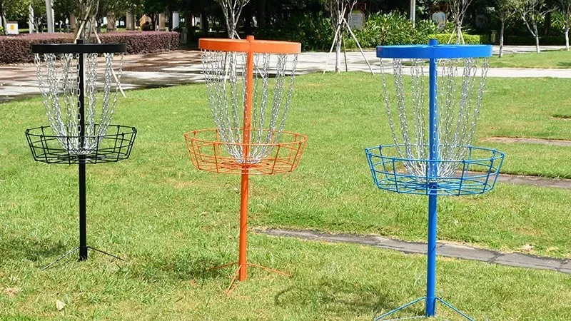 Disc Frisbee Golf Basket Customized Outdoor Sports Portable Disc ...