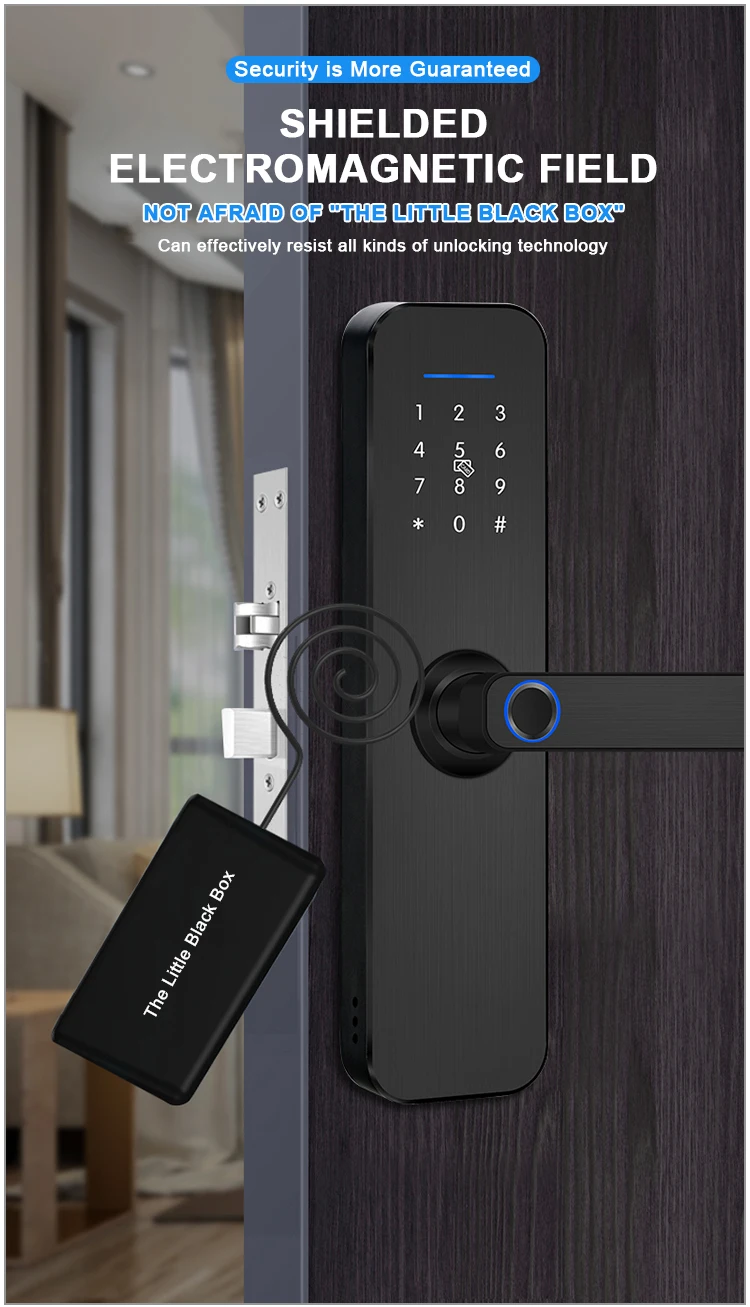 Smart Locks by Tuya - Secure Your Wood Doors Efficiently