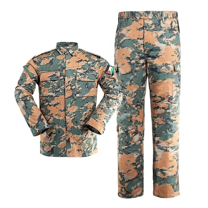 Digital Camouflage CVC Uniform Fabric BDU Combat Tactical Uniform ...