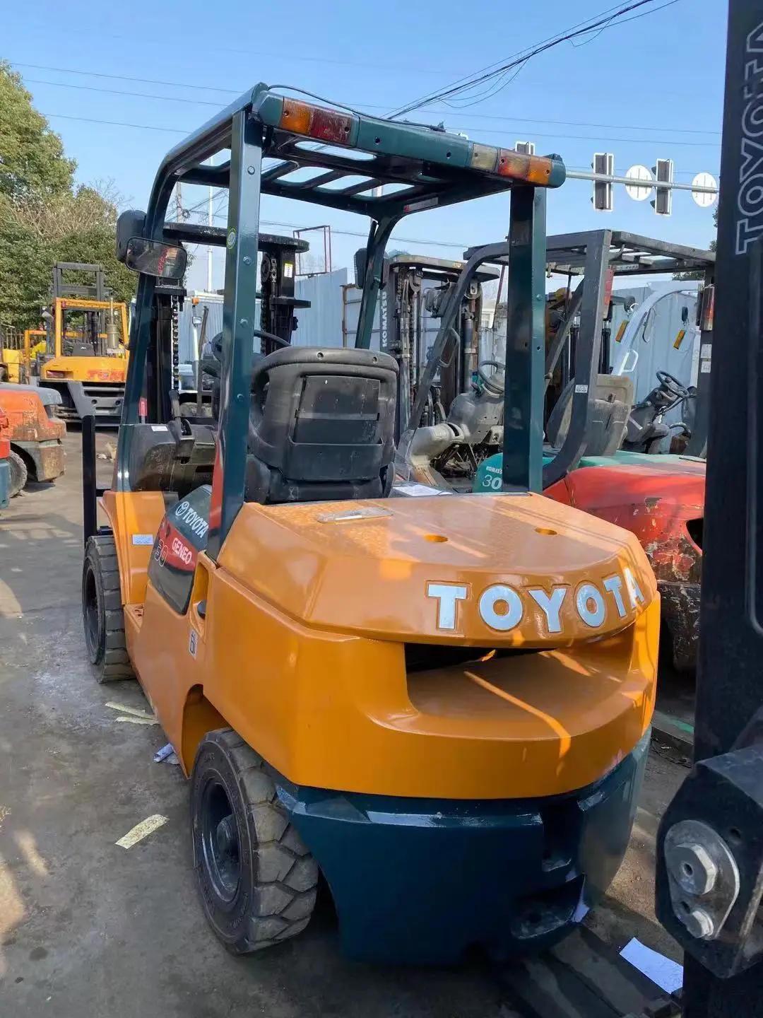 Fd30 toyota Used Toyota 3ton Forklift FD30 Second Hand toyota FD30 Forklift 3ton Original Japan ...