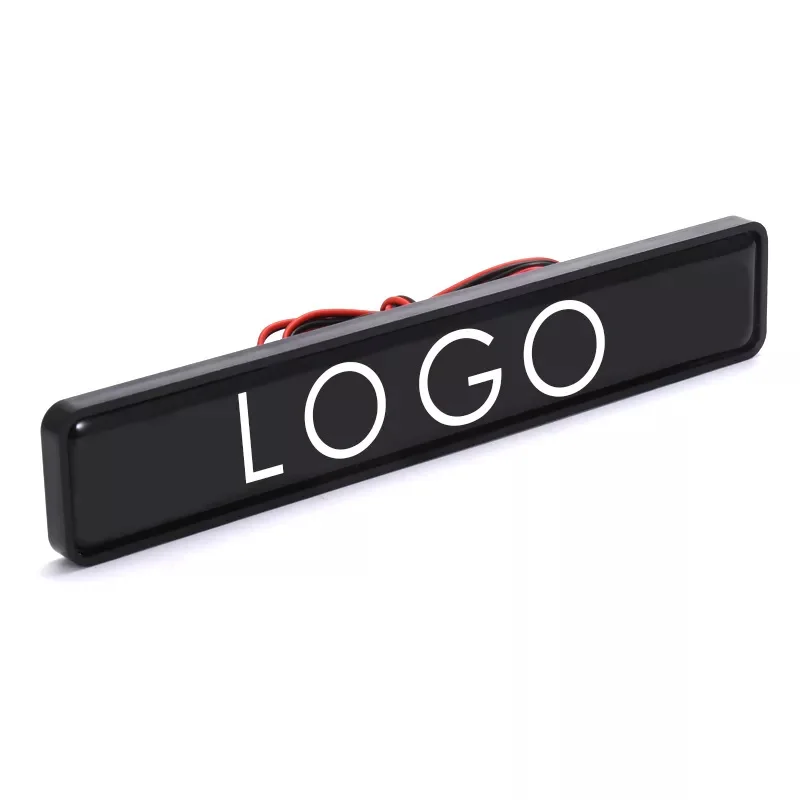 Car Logo LED Light Front Grille Emblem Badge Customized Luminescence ...